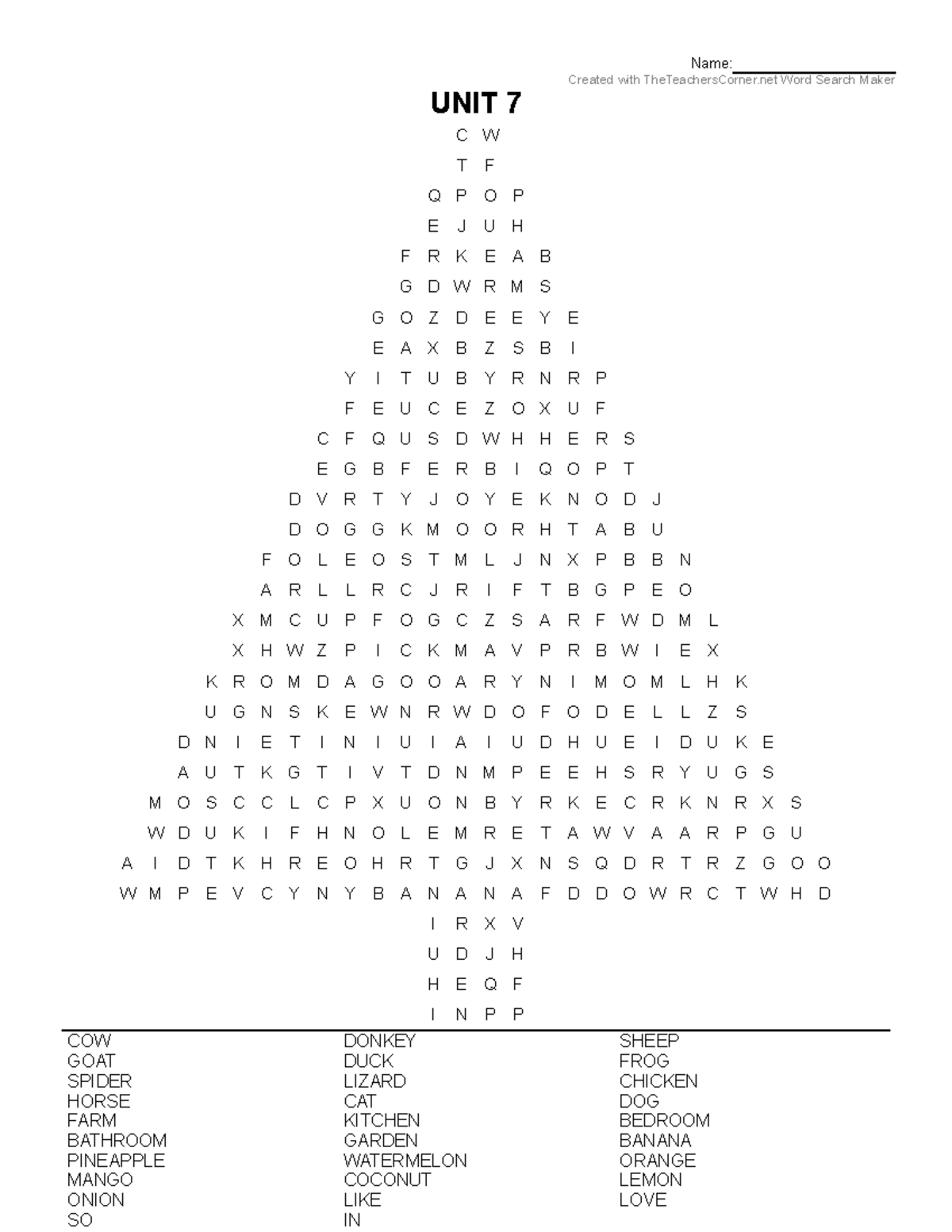 Unit 7 Word Search Puzzle - TGDEwiyv - Studocu