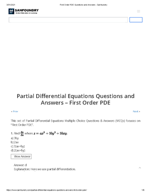 Database MCQs - Sanfoundry - « Prev Next » Database Questions and Answers – Relational Query ...
