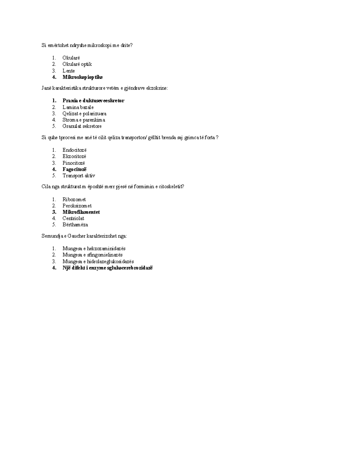 Pytje 6 - useful - Si emërtohet ndryshe mikroskopi me drite? 1. Okularë ...