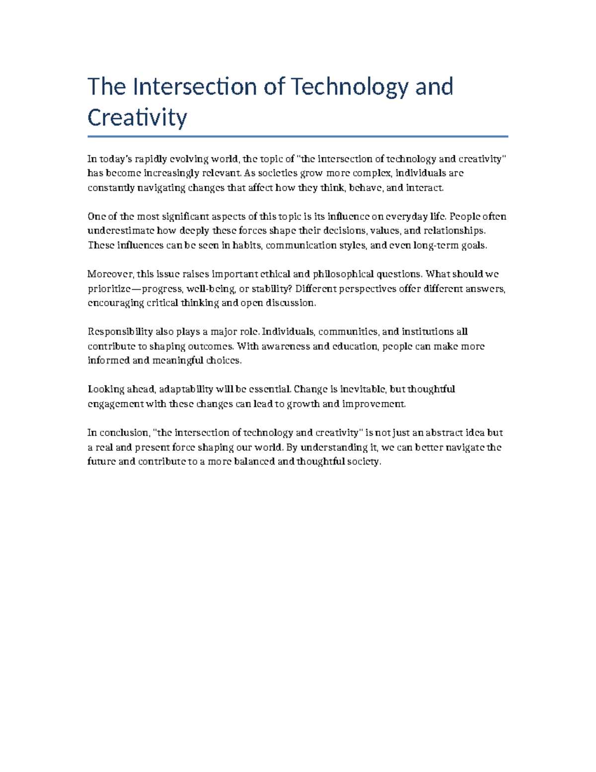 The Intersection of Tech & Creativity: Navigating Change and Ethics ...