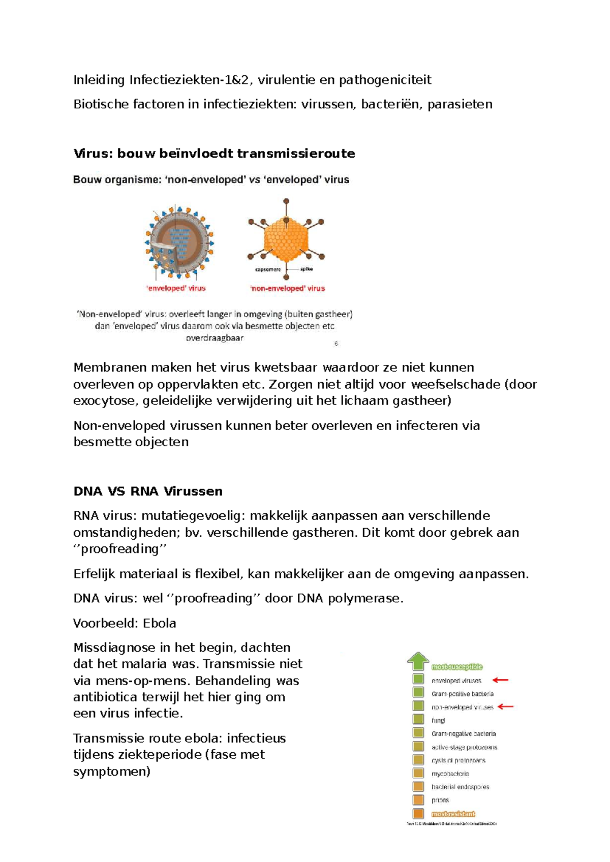 Inleiding Infectieziekten HC2: Virulentie, Pathogeniciteit en ...