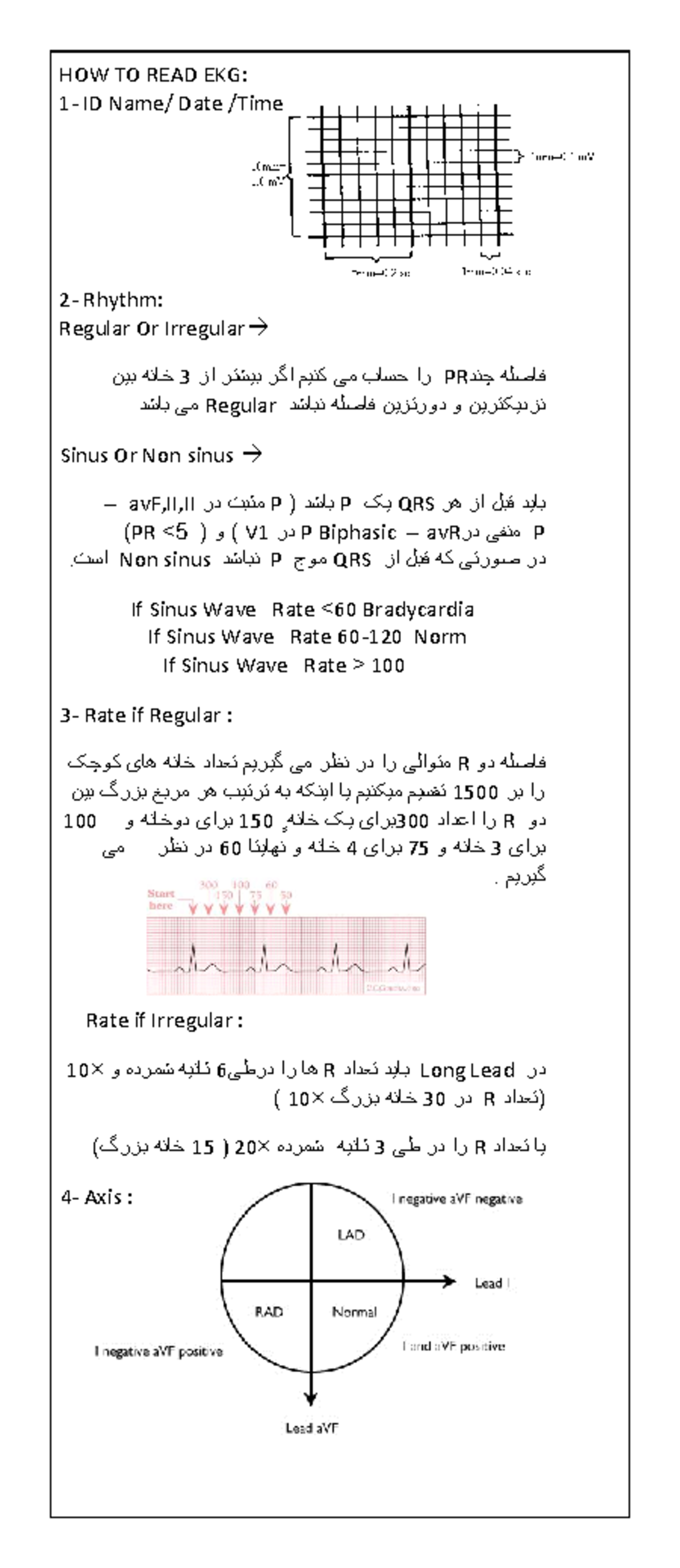 How to Read EKG: Notes on ECG Interpretation - Studocu