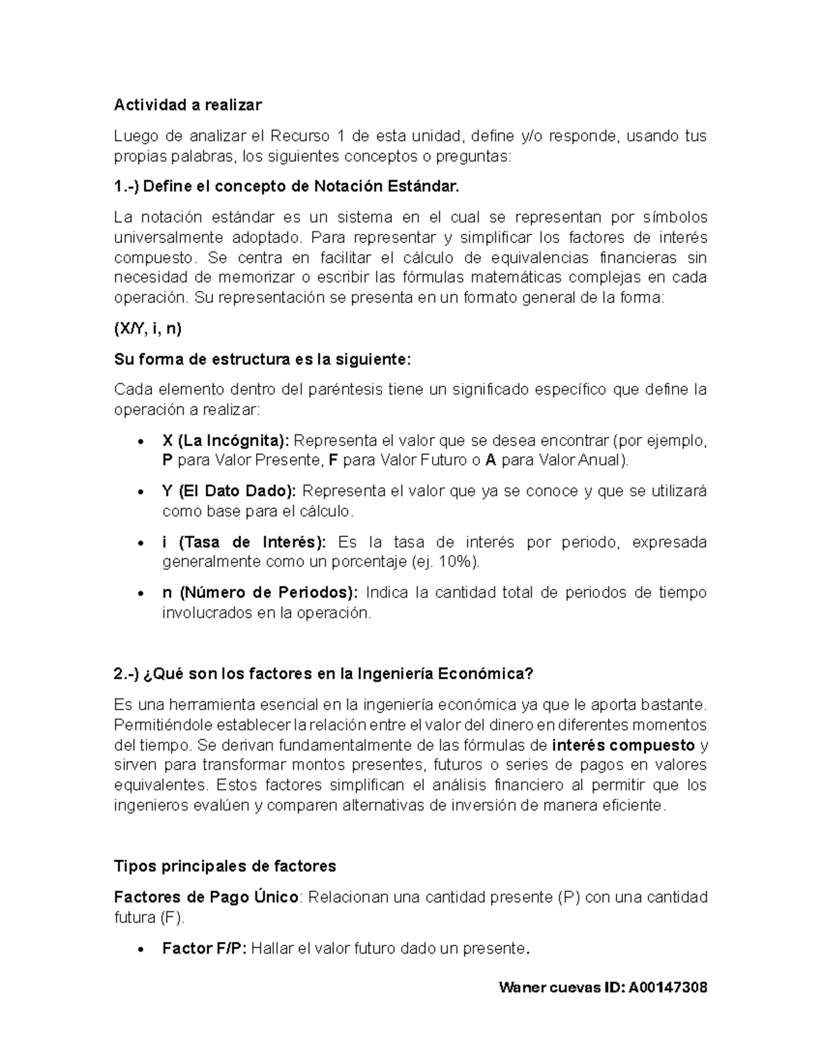 Unidad 2. Actividad 1: Definición de Notación Estándar en Ingeniería ...