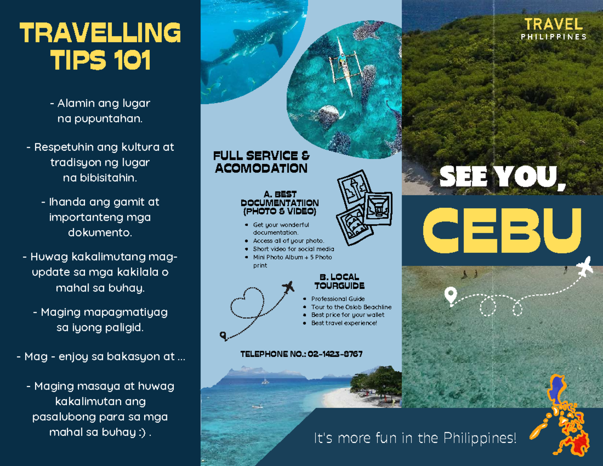 Travel tips 101: Exploring the Philippines and local experiences - Studocu