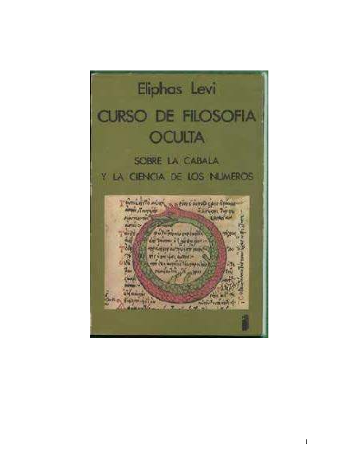 Curso de Filosofía Oculta: Correspondencia de Eliphas Levi y el Barón ...