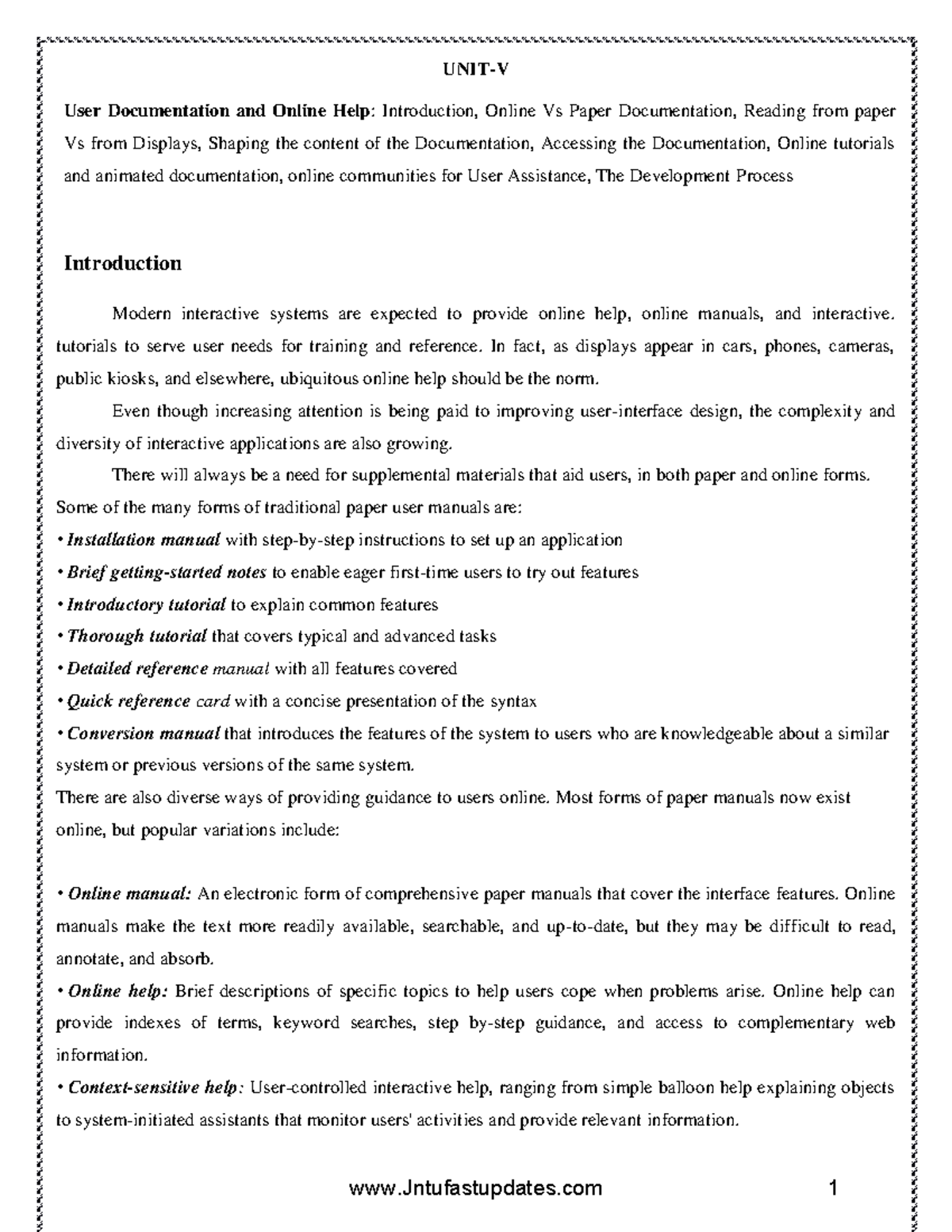 Cloud Computing R16 - USER DOC & ONLINE HELP Unit 5 Overview - Studocu