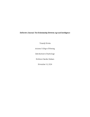 Wk 1 Journal 3 strengths - 1 Reflective Journal Exercise: Module 1 Li ...