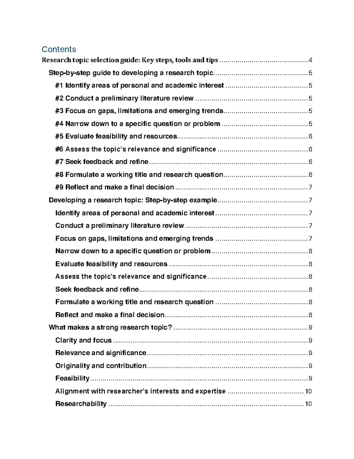 Guide to Research Topic Selection: Steps, Tips, and Tools for 2024 ...