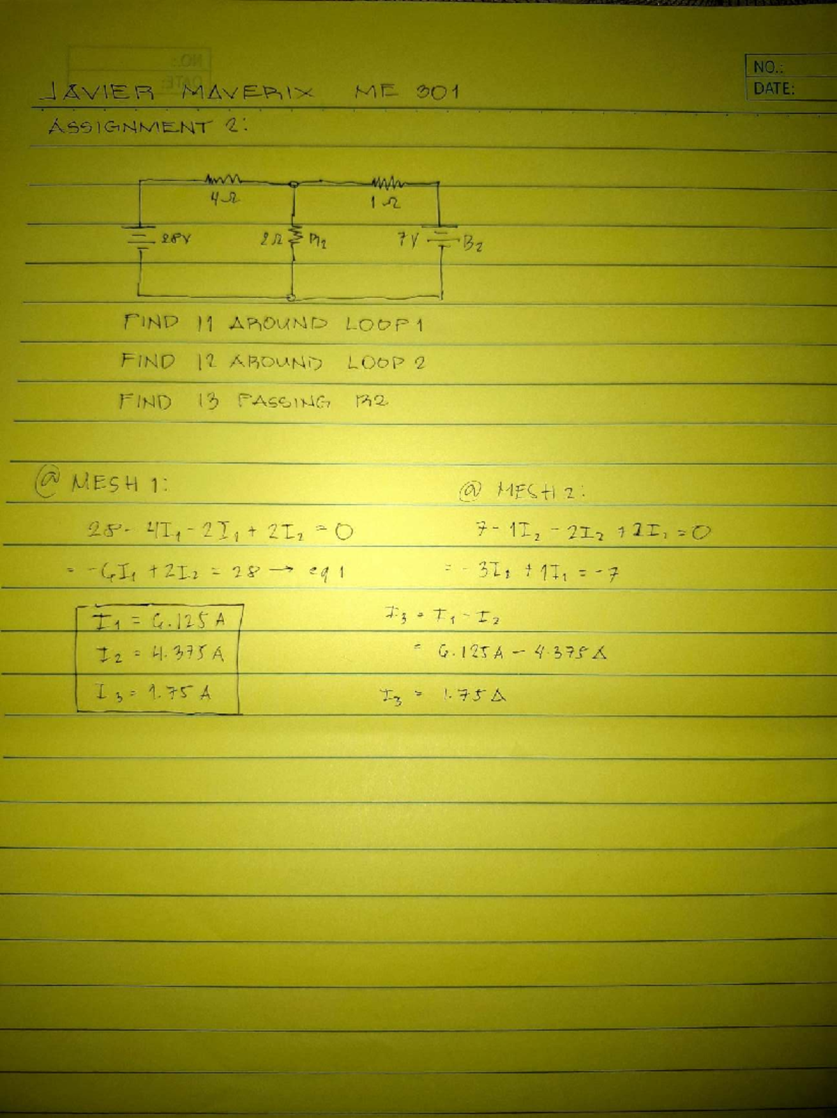Assignment 2 Javier(BELL01E) - BS Civil Engineering (BSCE) - AVIER MAVERIx ME O ASS)GNMENT 2 ...