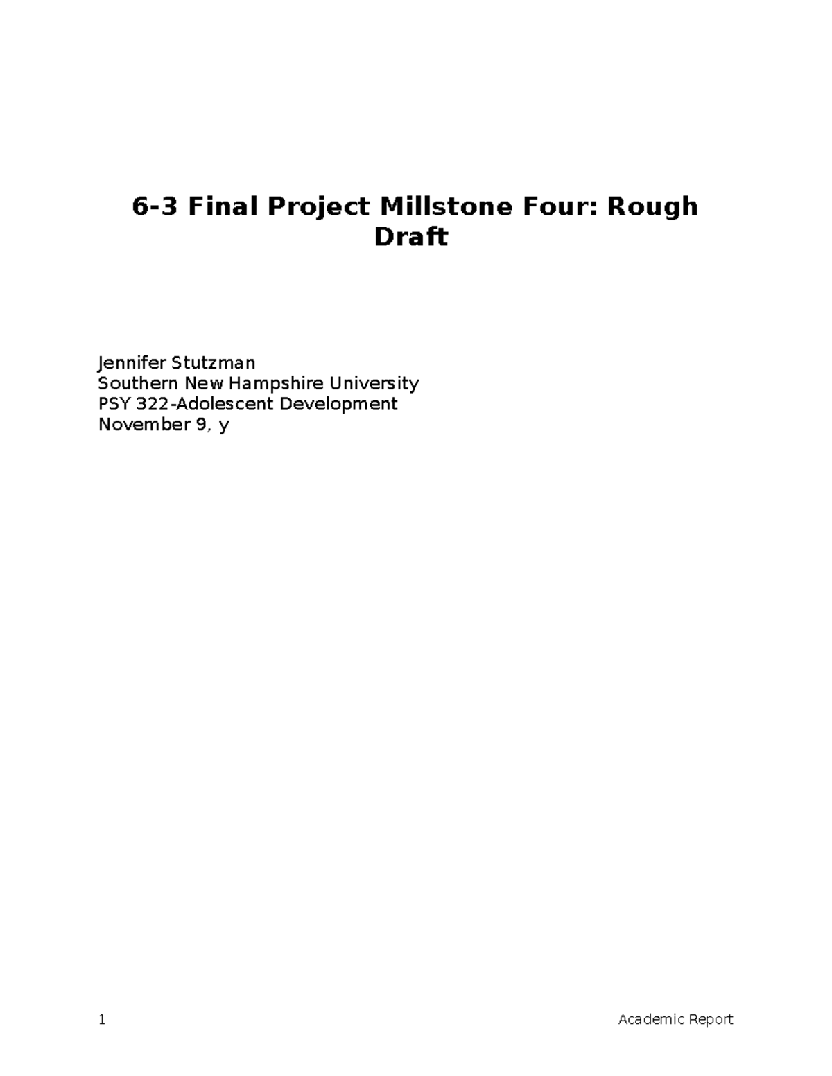 6-3 Final Proj Milestone 4 Rough Draft - Final Project Millstone Four ...