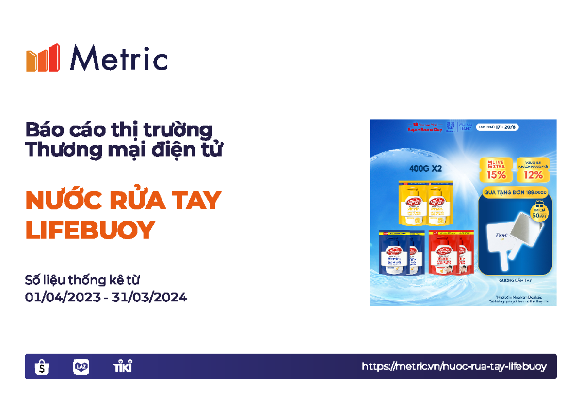 Báo cáo Thị Trường Nước Rửa Tay Lifebuoy - Phân Tích & Thống Kê - Studocu