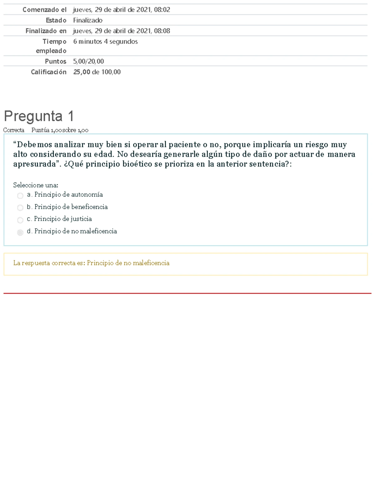Examen Final de Ética Profesional - Análisis y Respuestas - Studocu