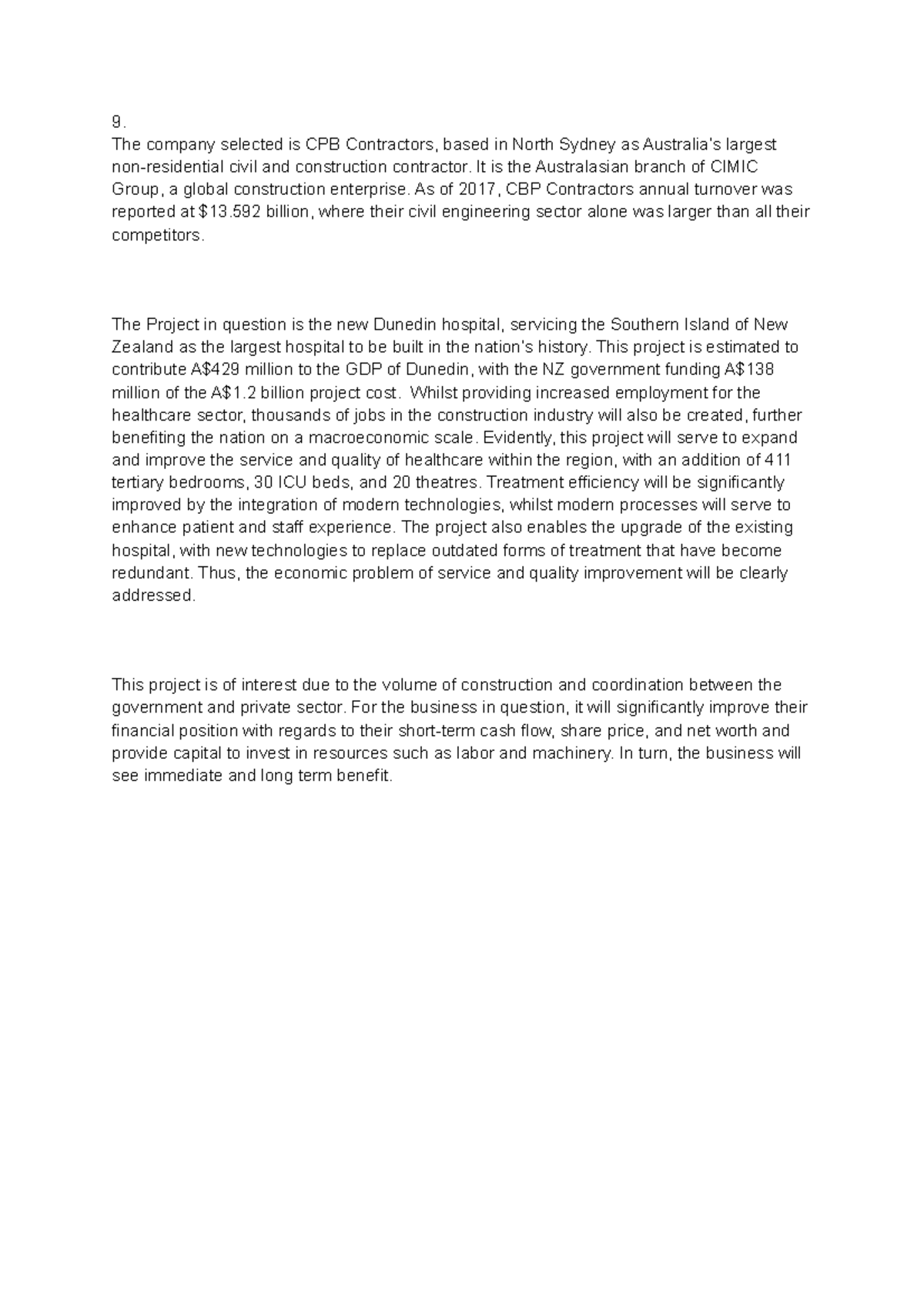 ECC Journal 09 - 9. The company selected is CPB Contractors, based in ...