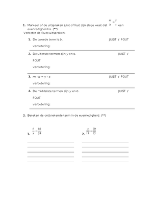 [Solved] Welke hoeken zijn er - Wiskunde - Studocu