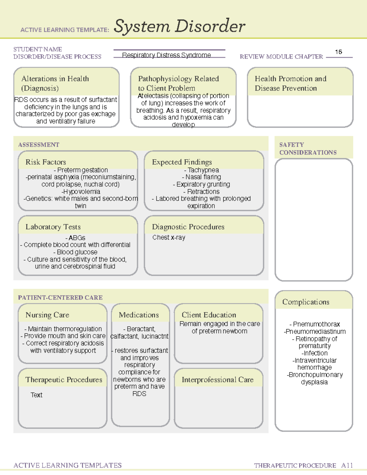 ATI ALT System Disorder: Pathophysiology, Care & Complications - Studocu