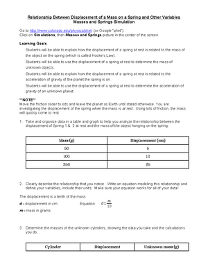 Pendulum+Lab - PHET Lab - Pendulum Lab Introduction In this activity ...