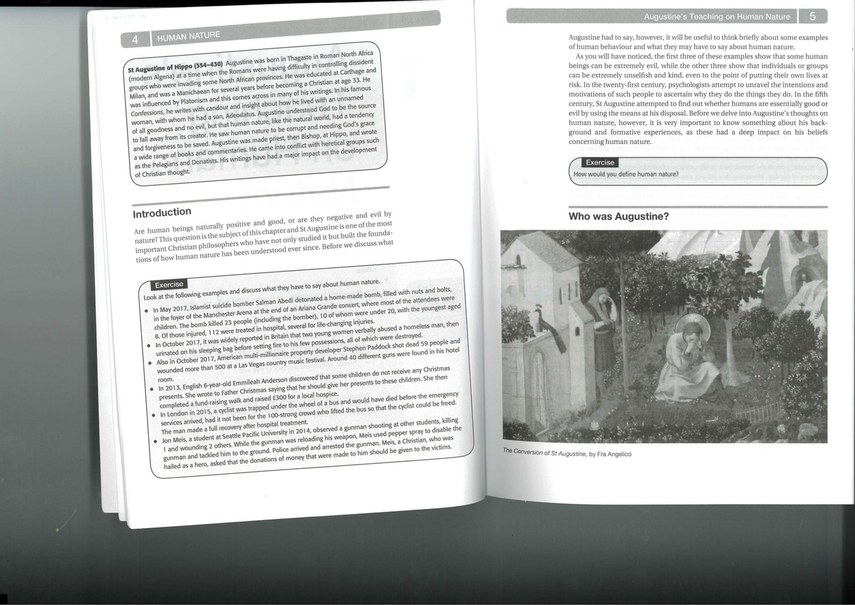 Teaching on Human Nature: Insights from Augustine's Life and Philosophy ...