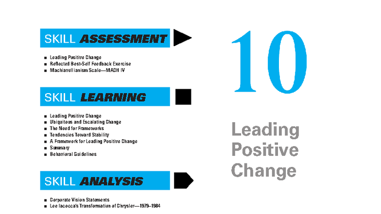 Leading Positive Change: Skill Assessment & Frameworks ...