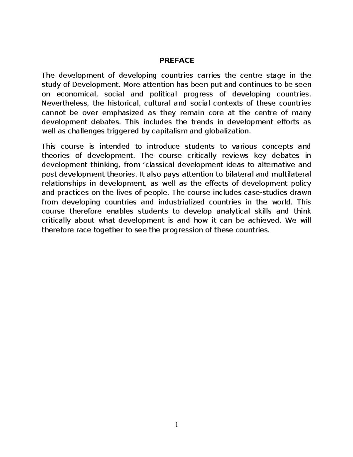 S DS 111 Final Exam Study Notes: Introduction to Development Studies ...