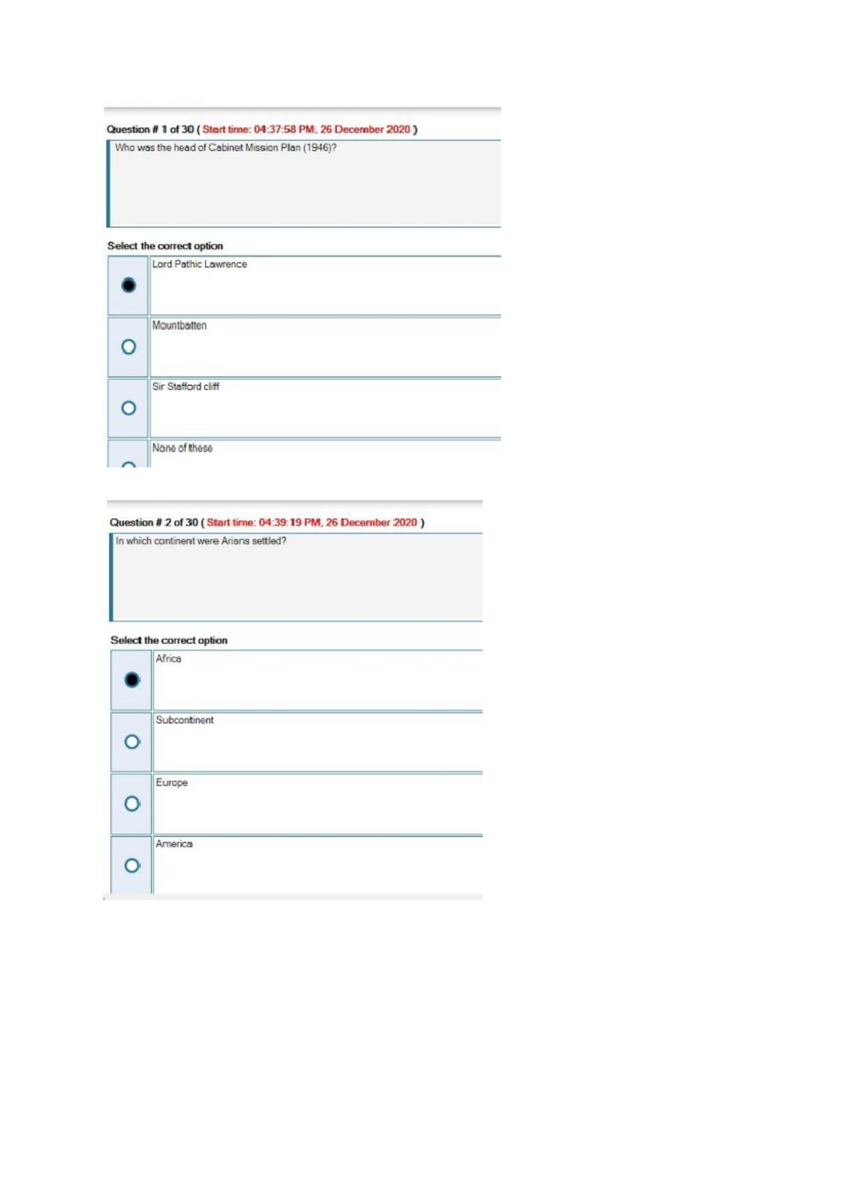 PAK302 Midterm Quiz Questions and Answers - Studocu