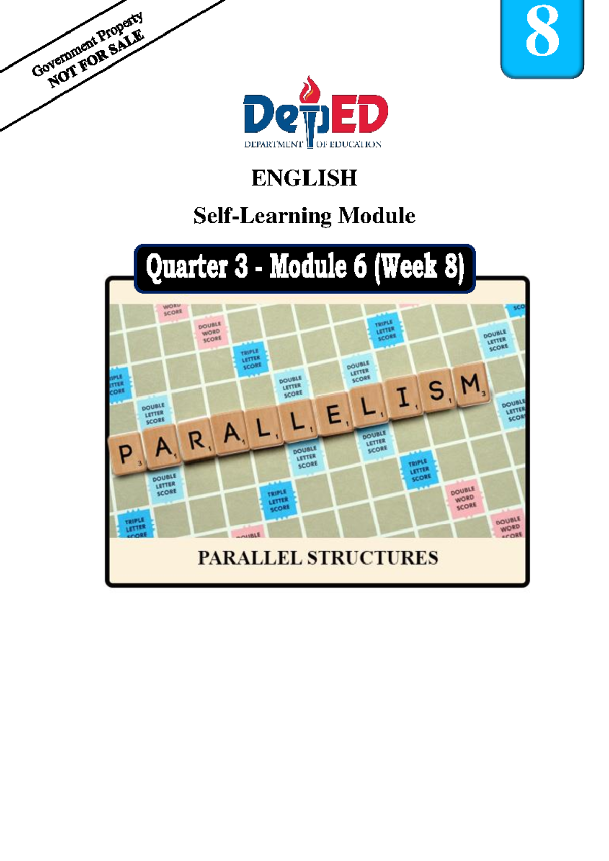 English-8-Q3-Mod6-Week8 Parallel-Structures Final-1 - ENGLISH Self ...