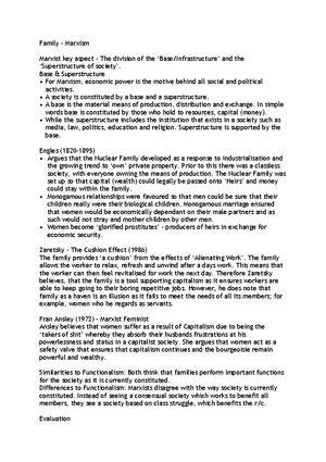 Family - Couples - The Domestic Division of Labour, Bott - Conjugal ...