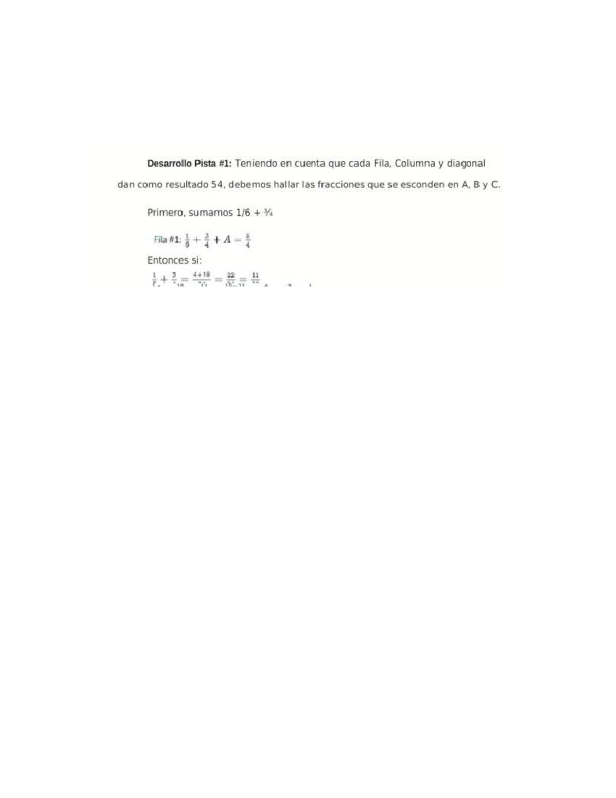 Doc5 - dfhfg - Matemática - Desarrollo Pista Teniendo en cuenta que ...