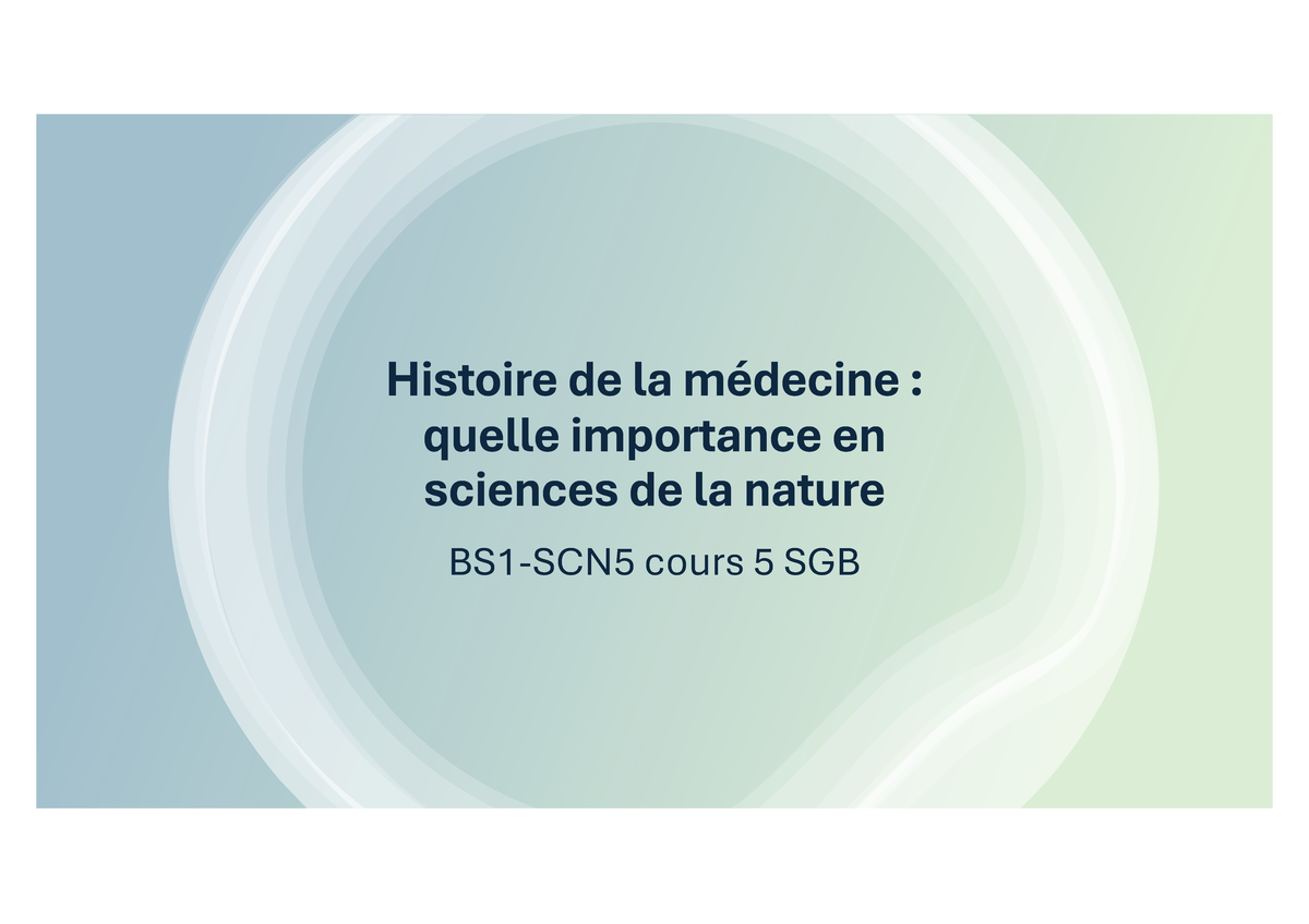 Histoire de la Médecine : Évolution des Pratiques et Découvertes ...