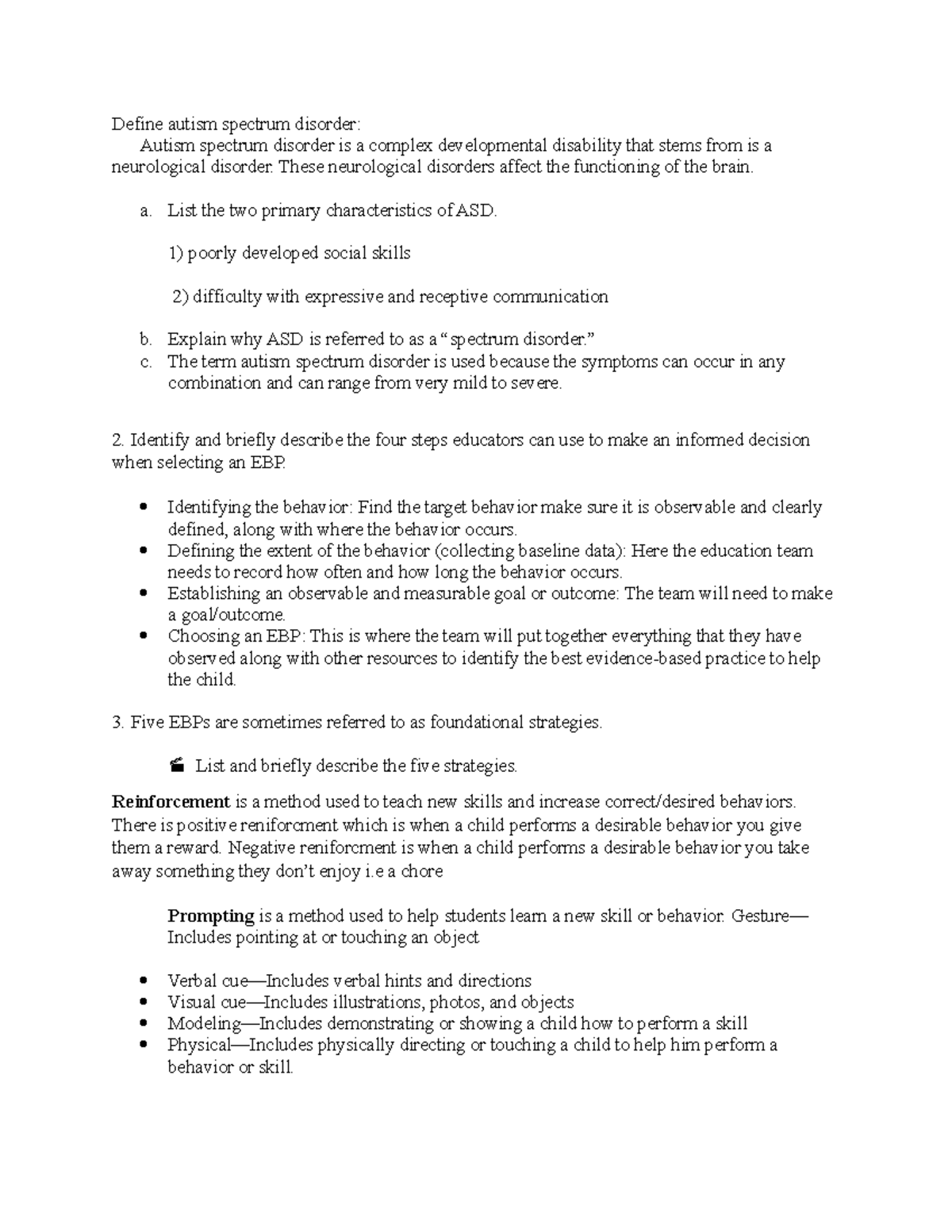 IRIS ASD Part 2: Understanding Characteristics & Evidence-Based ...