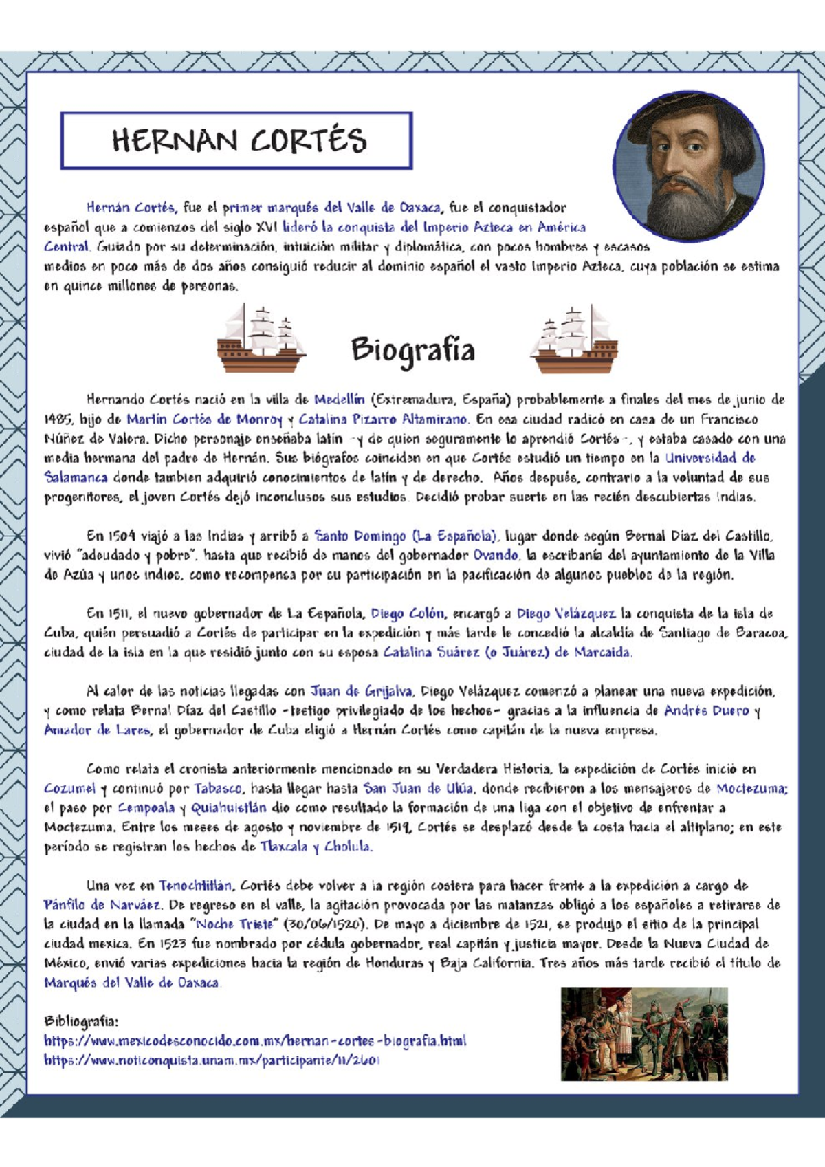 2023416 - Trabajo académico - HERNAN CORTÉS Hernan Cortés, fue el ...