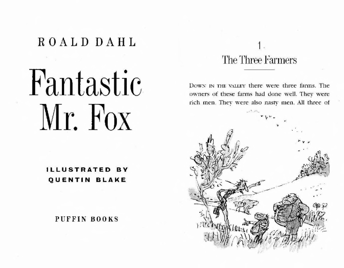 Fantastic Mr. Fox: A Study Guide on Roald Dahl's Classic - Studocu
