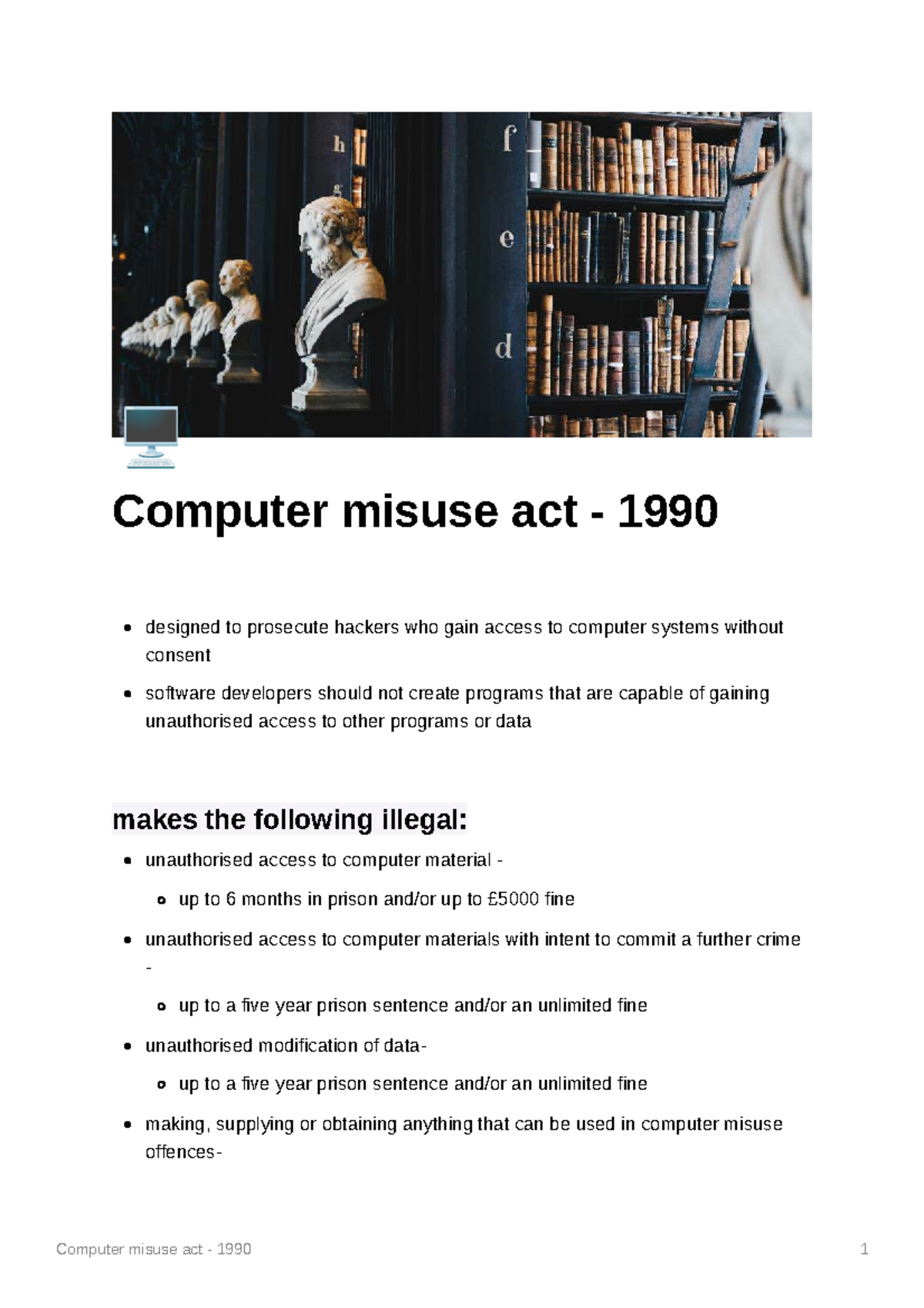 Computer Misuse Act 1990: Legal Implications and Cybersecurity Issues ...