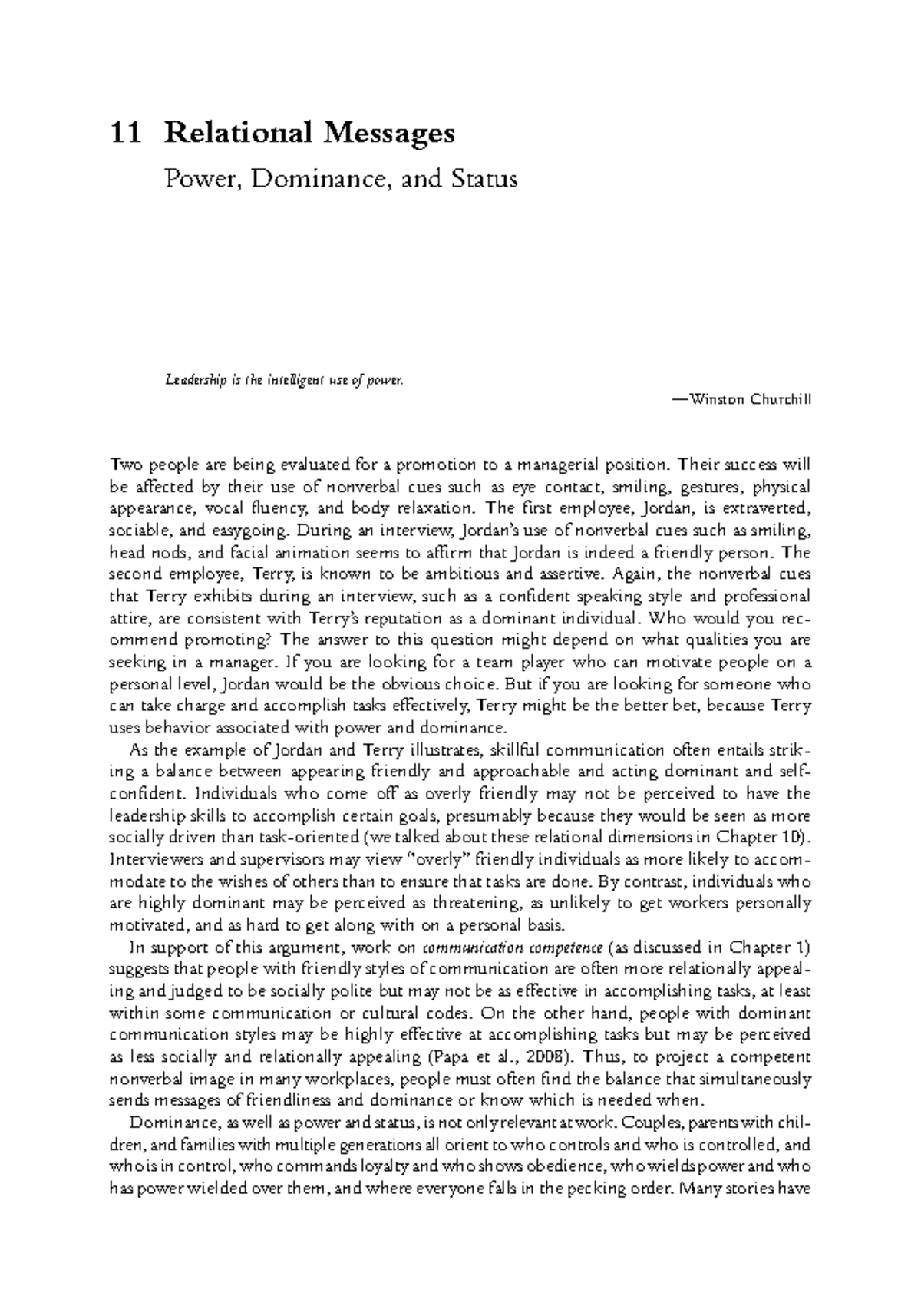 Power, Dominance, and Status: Key Communication Principles (Comm 101 ...