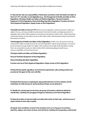 [Solved] Explain how the required documentation is obtained and how - Engineering - Studocu