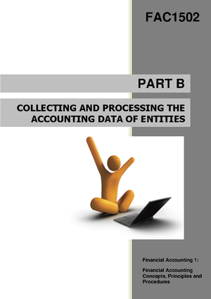 fac1502 - Unisa - financial accounting - Studocu