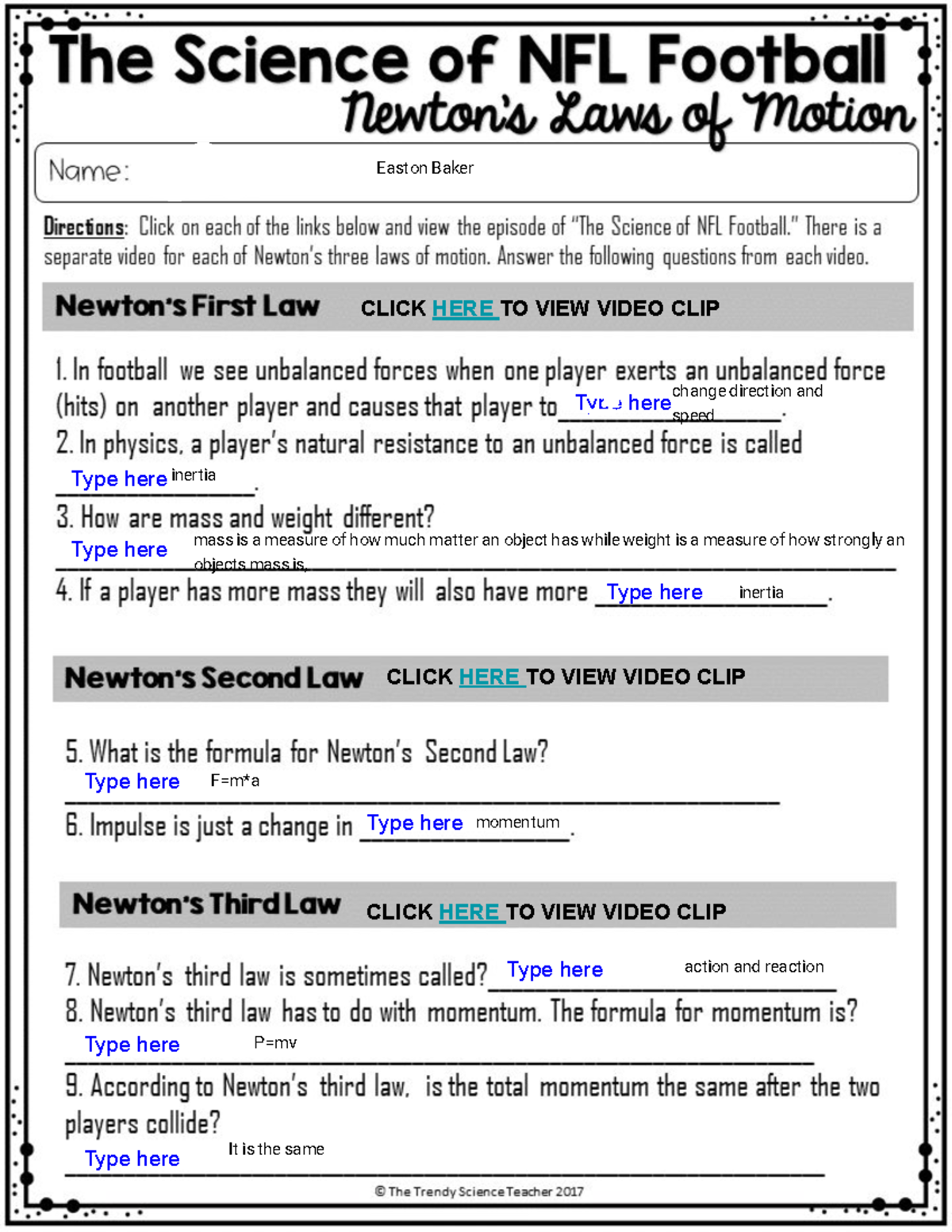 Kami Export - Easton Baker - The Science of NFL Football - Type here ...