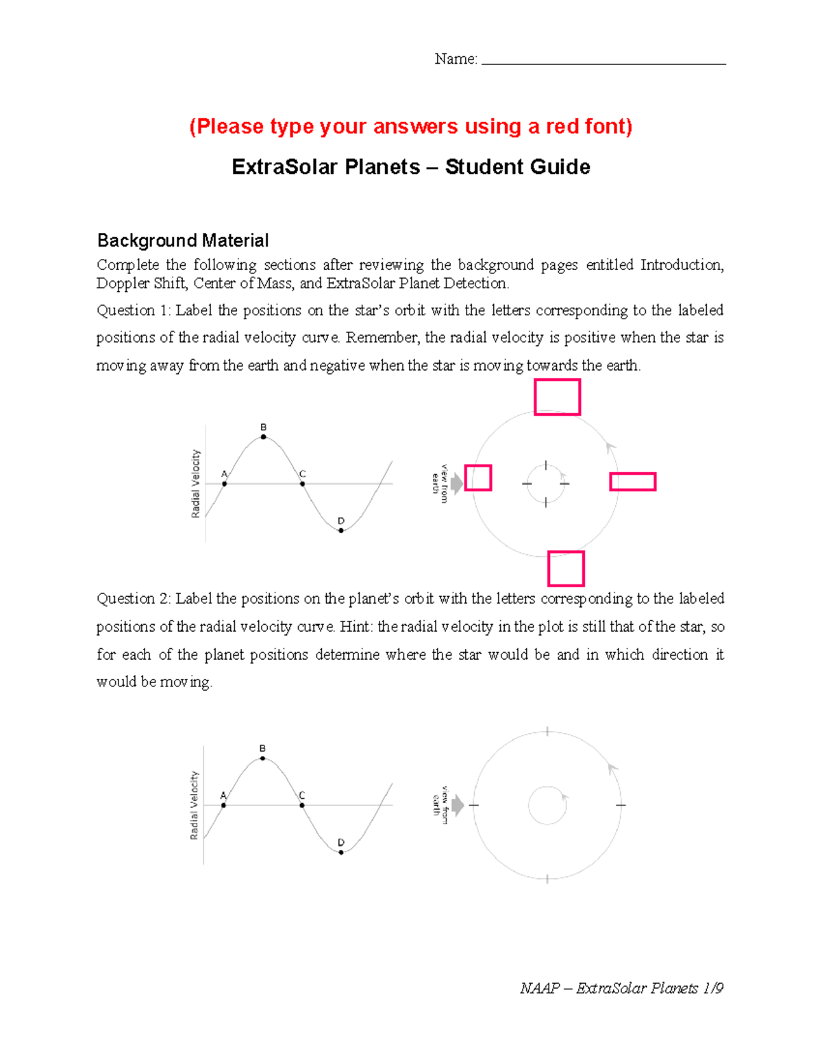 Exoplanet Lab Study Guide - SCF Astronomy 1002 NAAP Simulator - Studocu
