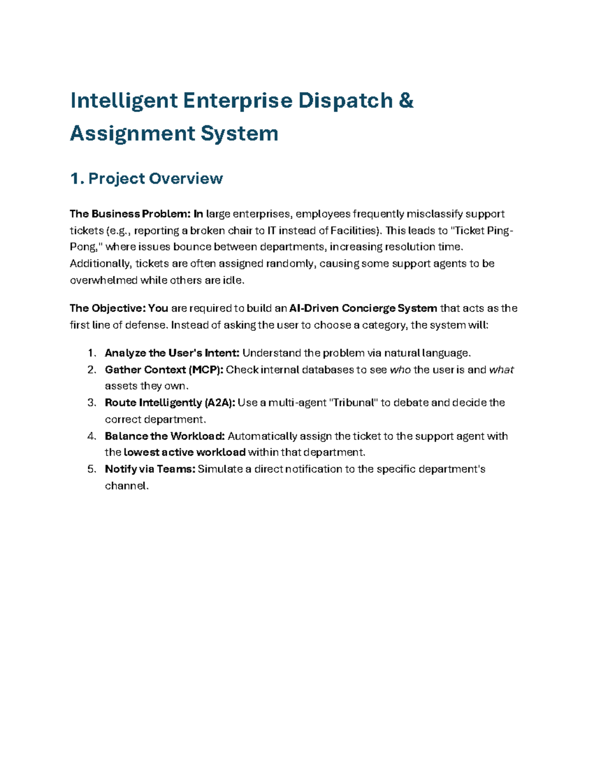 MCP & A2A Use Case: Intelligent Ticket Dispatch System Overview - Studocu