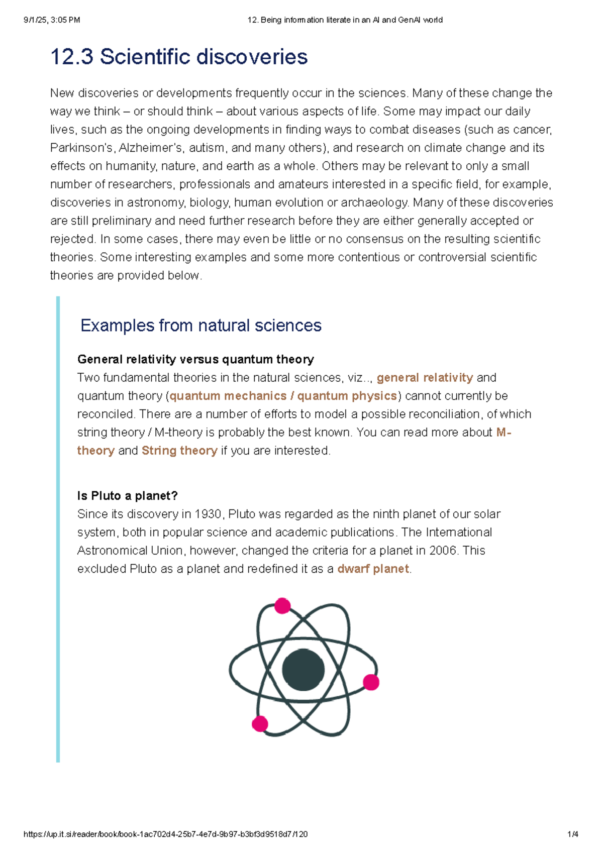 Scientific Discoveries and Their Impact on Modern Understanding 12.3 ...