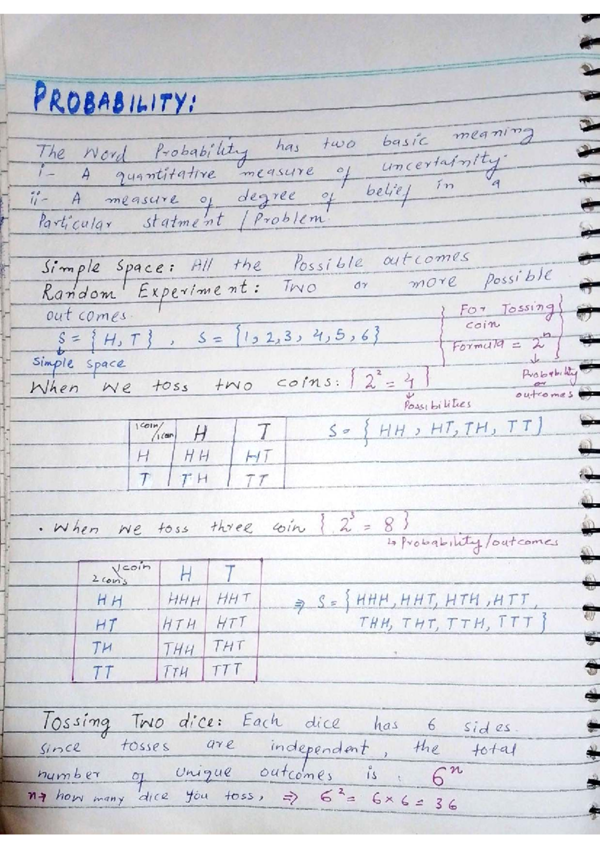 Probability Notes: Understanding Key Concepts and Formulas - Studocu