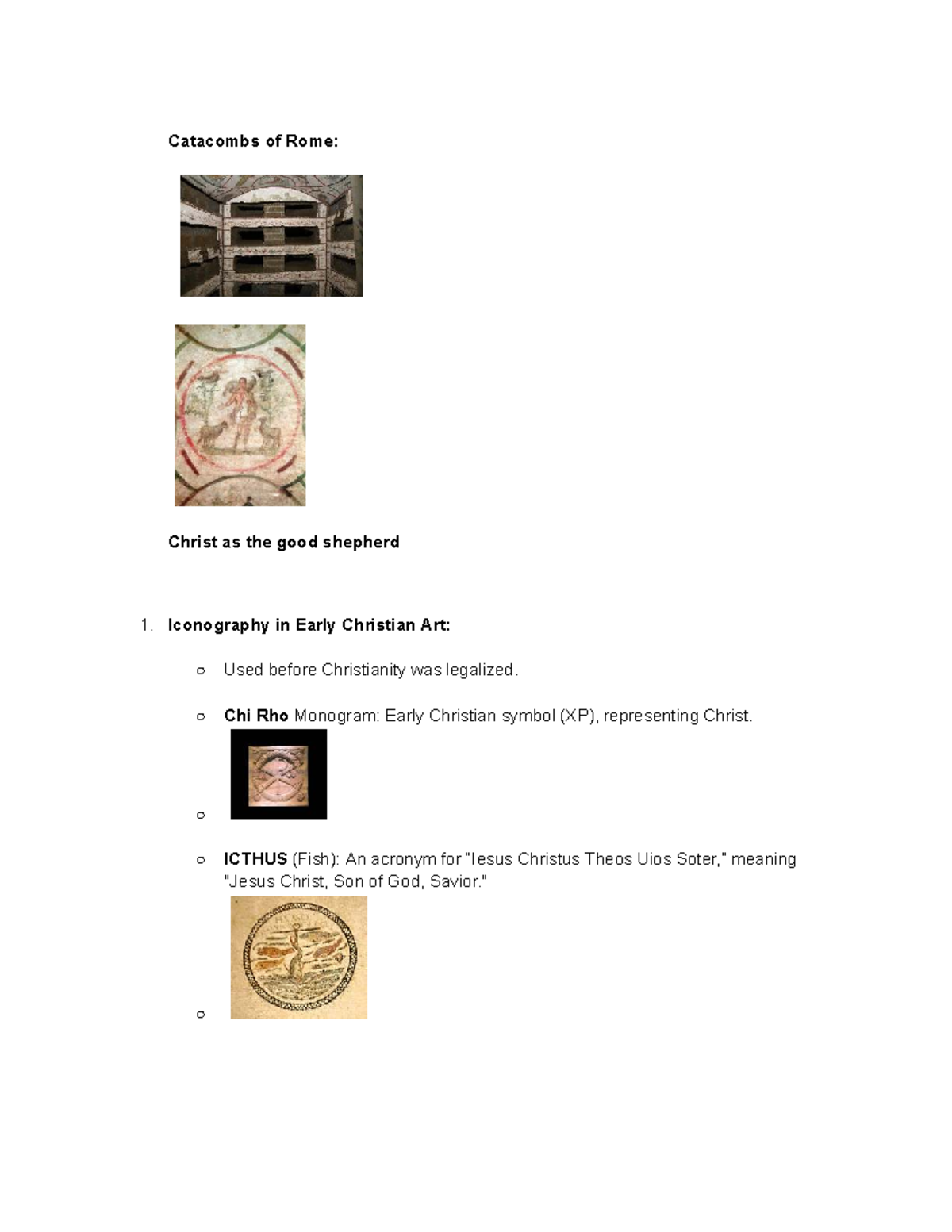 WH Pt2 - Early Christian Art & Iconography to Renaissance Insights ...
