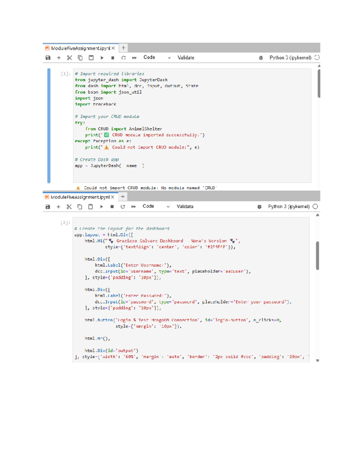 Module 5 Assignment: C Code Validation in Python 3 with Dash - Studocu