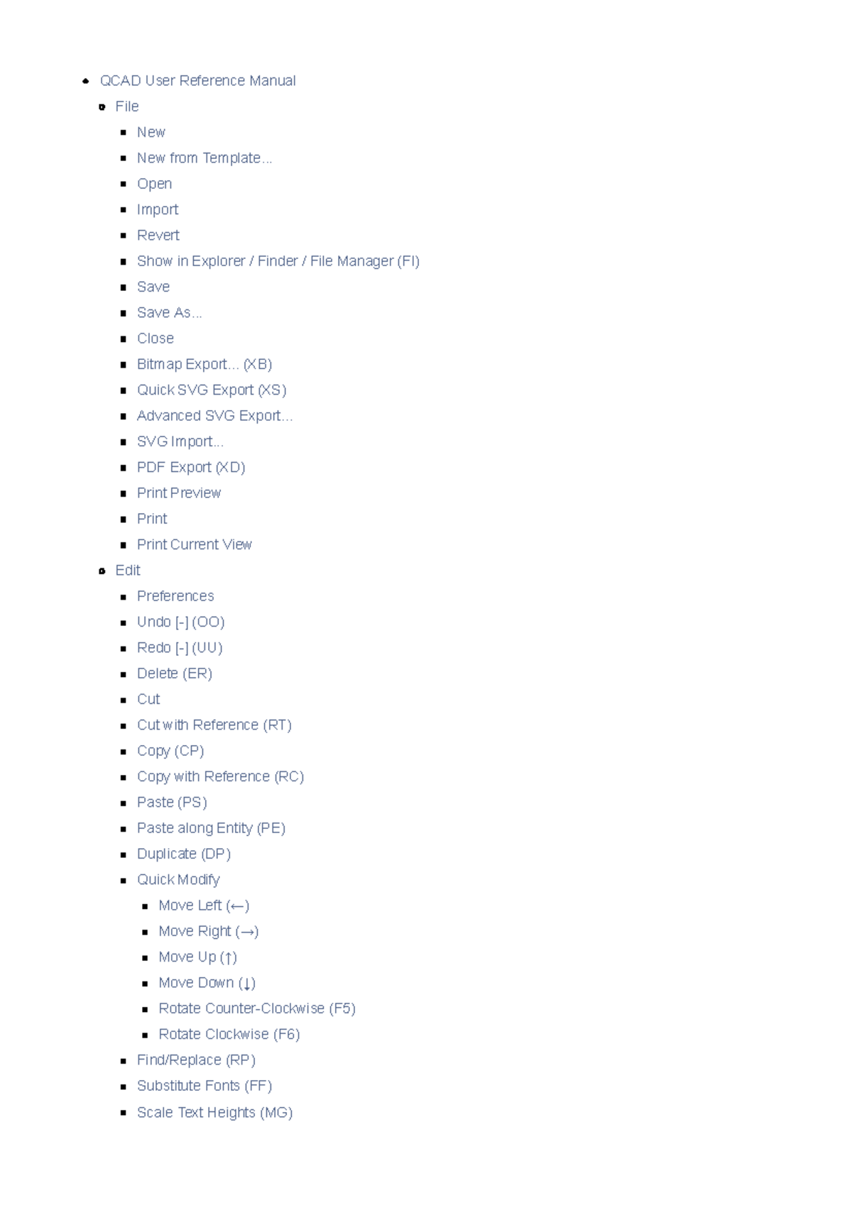 QCAD User Reference Manual: Essential Tools Overview - Studocu