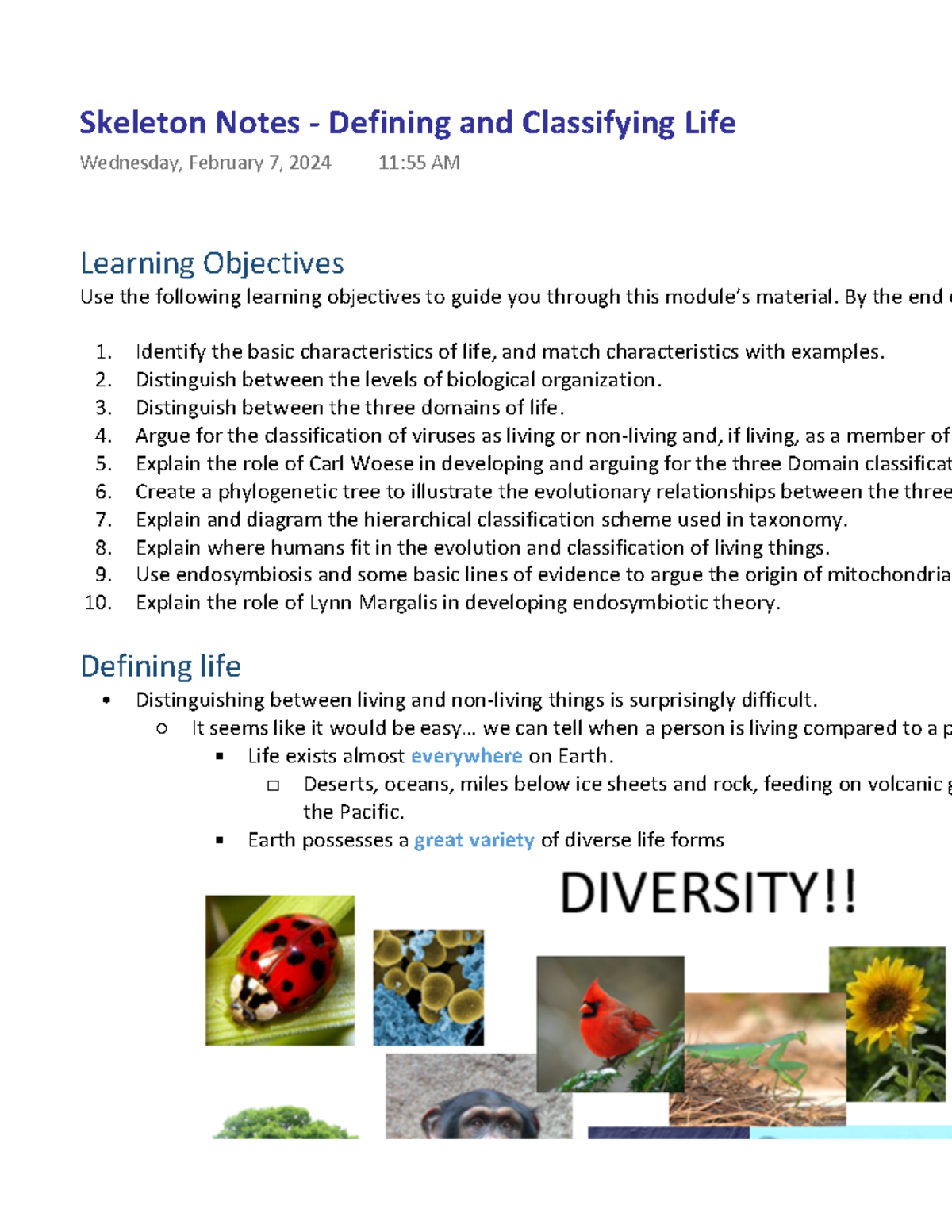 Taxonomy of Eukarya: Understanding Life's Diversity and Hierarchy ...