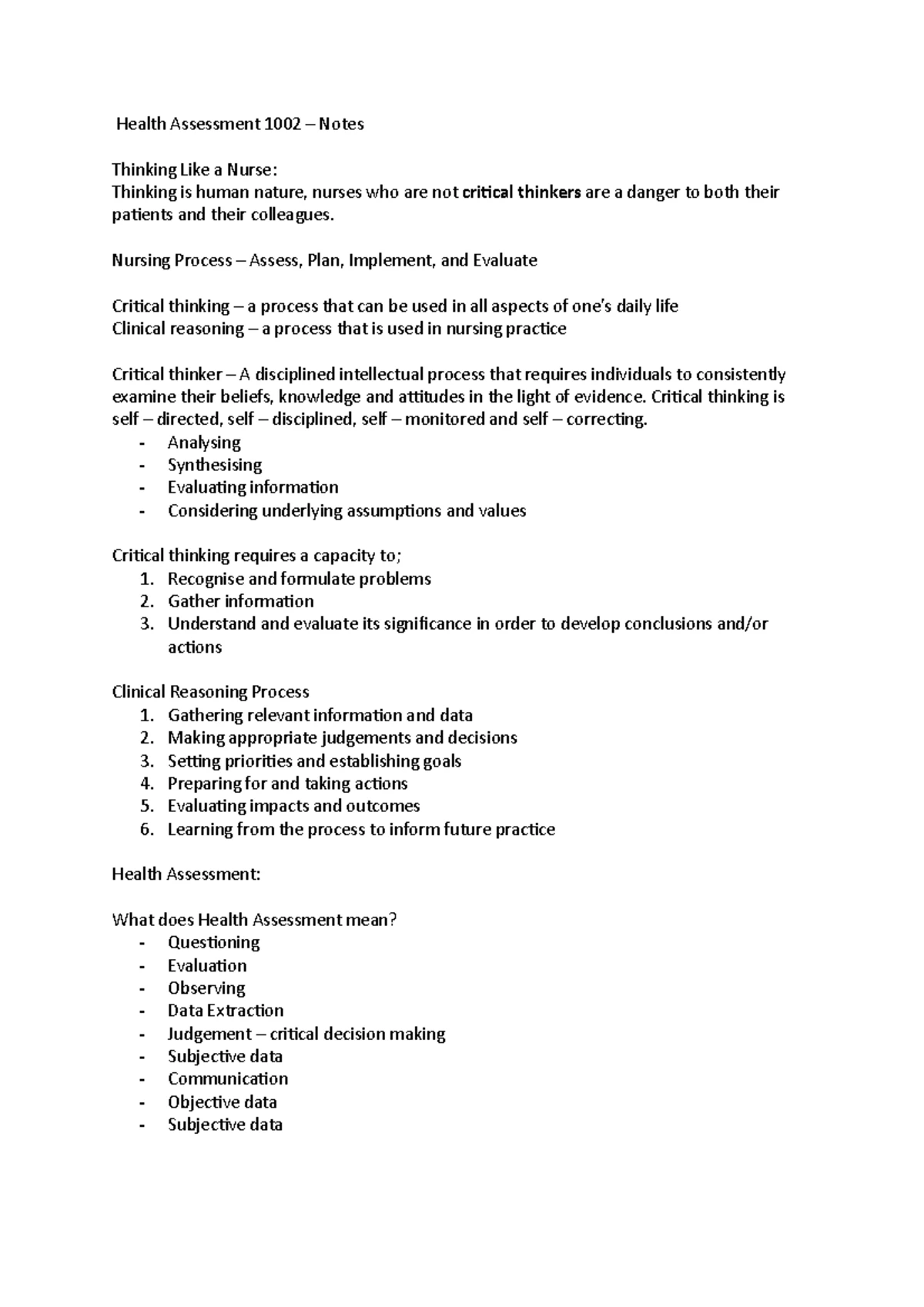 Unit 3 Lesson 2: AVPU, GCS & PEARL Overview for Med Science - Studocu