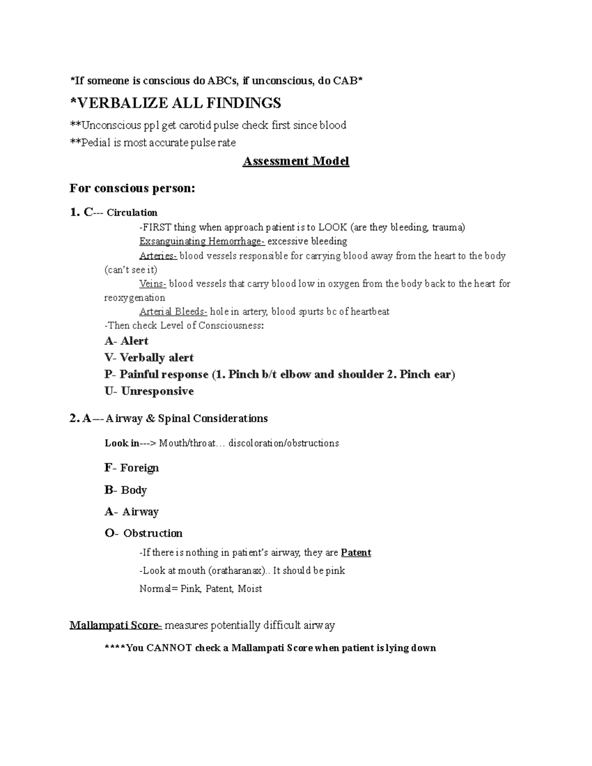 EMT Test 1 ( Chapters 1 - 5 ) Flashcards Quizlet - EMT Test 1 ...