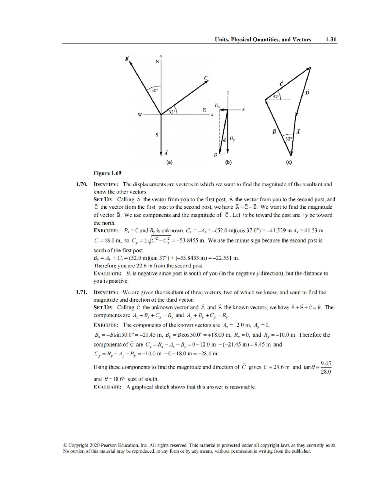 Physics 101: Vectors and Physical Quantities - Solutions Manual - Studocu