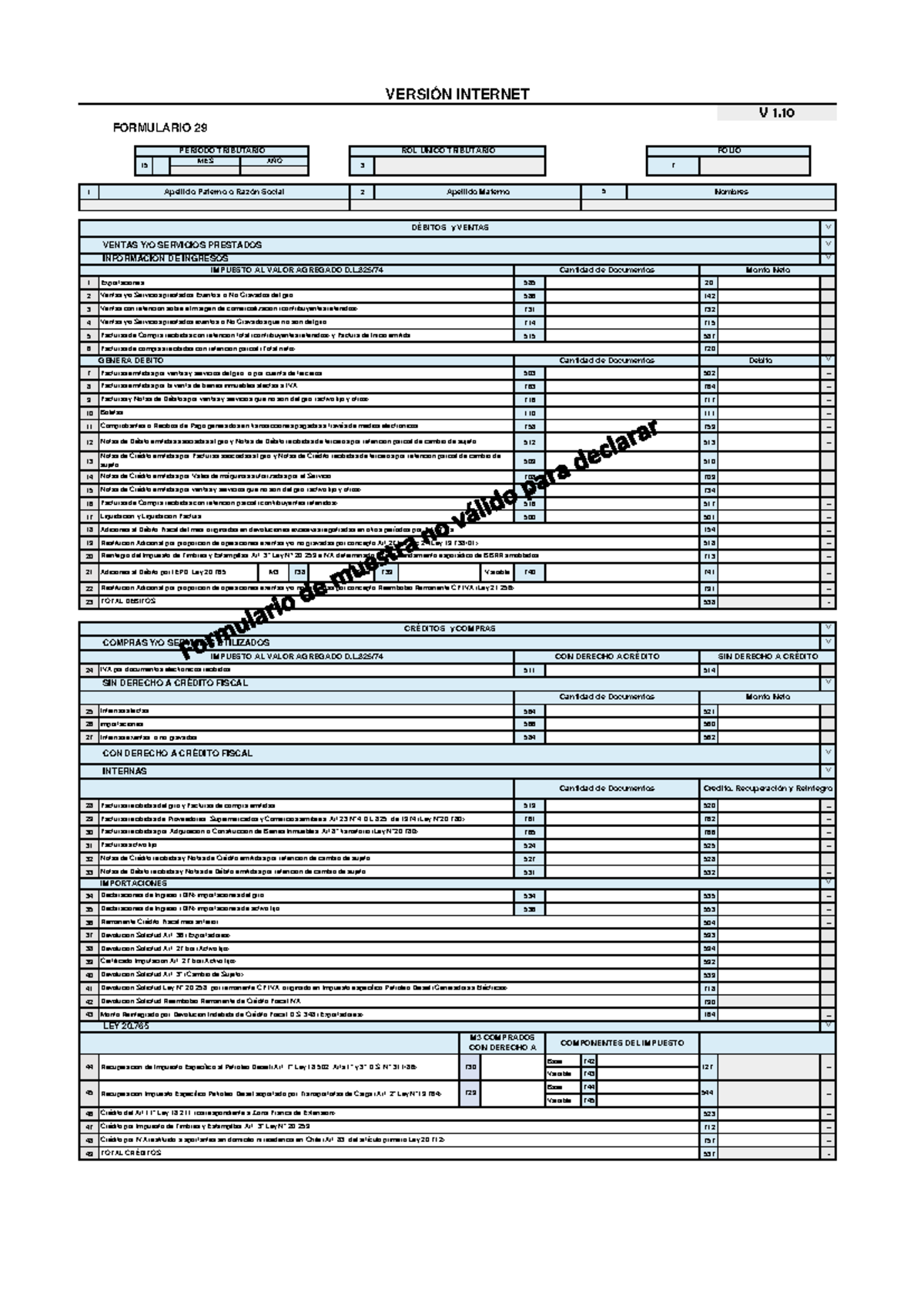 F29 - Guías de Trabajo para el Formulario 29 de IVA - Studocu
