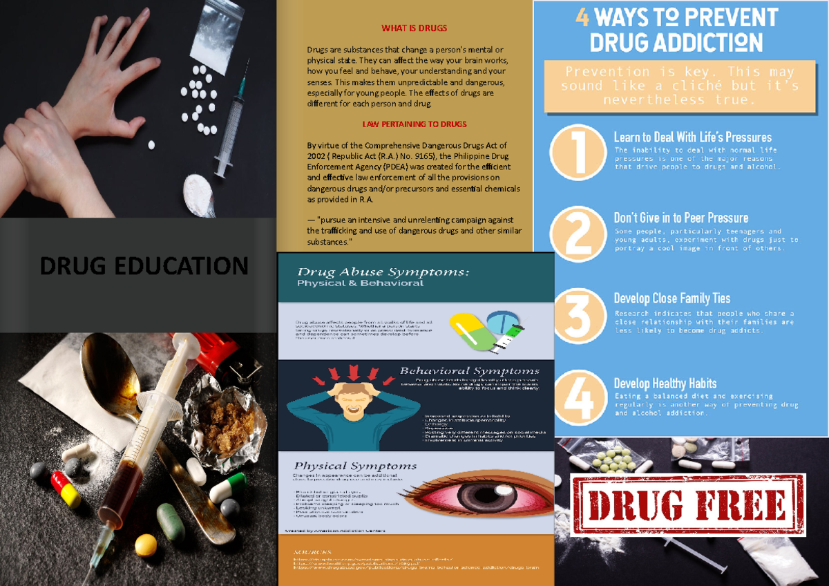 Understanding Drugs and Their Impact: A Brochure Guide - Studocu