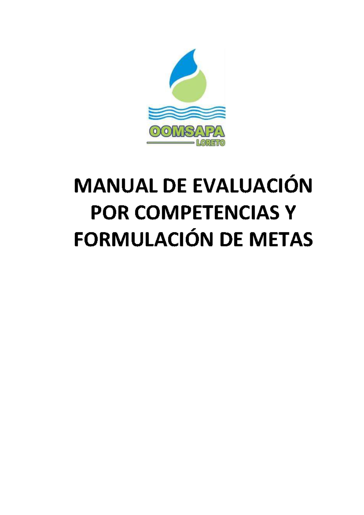 Manual de Evaluación de Competencias Profesionales y Metas - Studocu